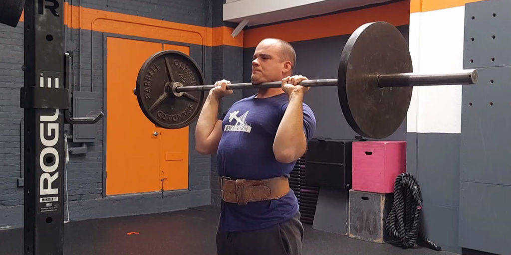 The rack position in the press - Bay Strength